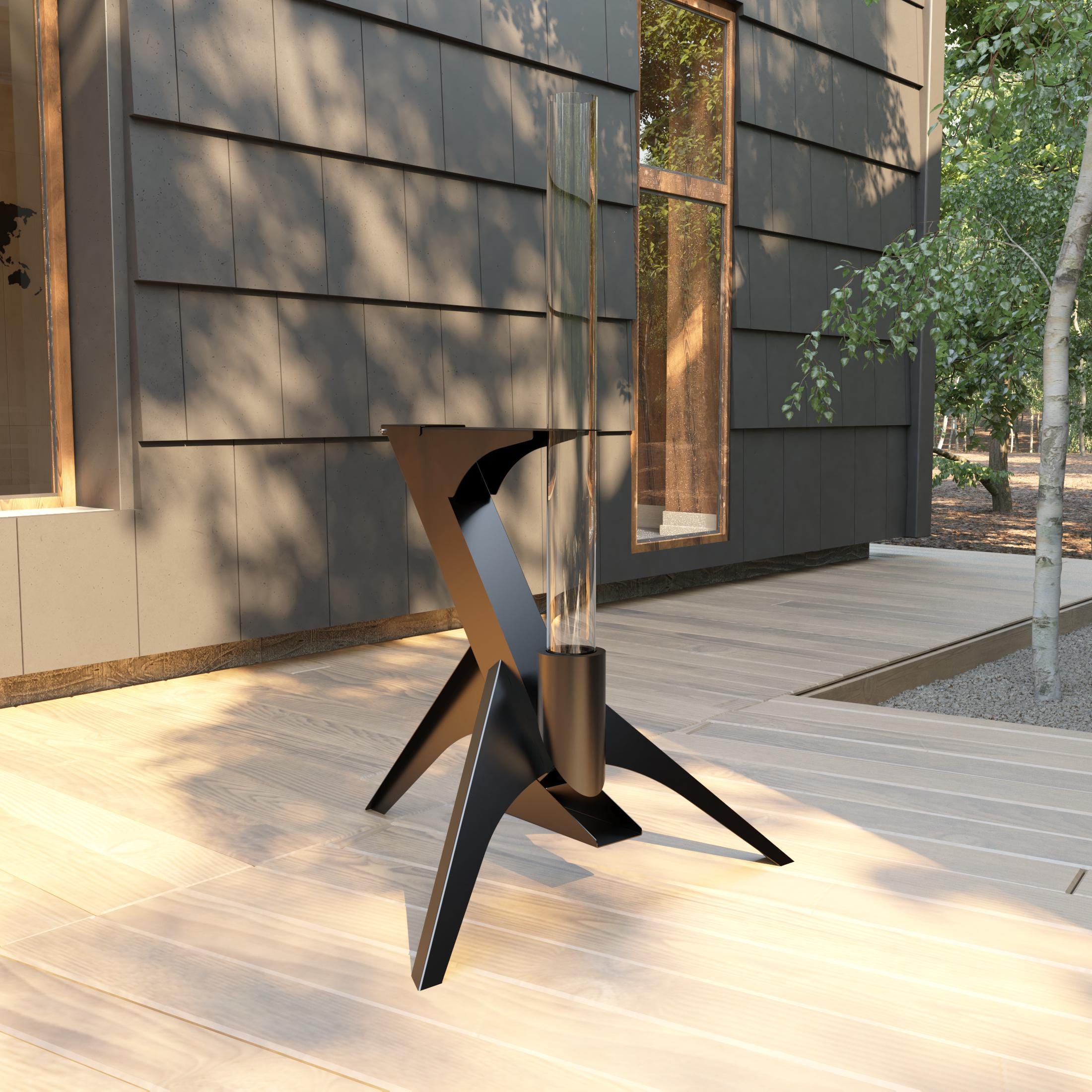 Pellet Stove V4 - Fire Tube - Patio Heater - Plasma, Laser Design - DXF ...