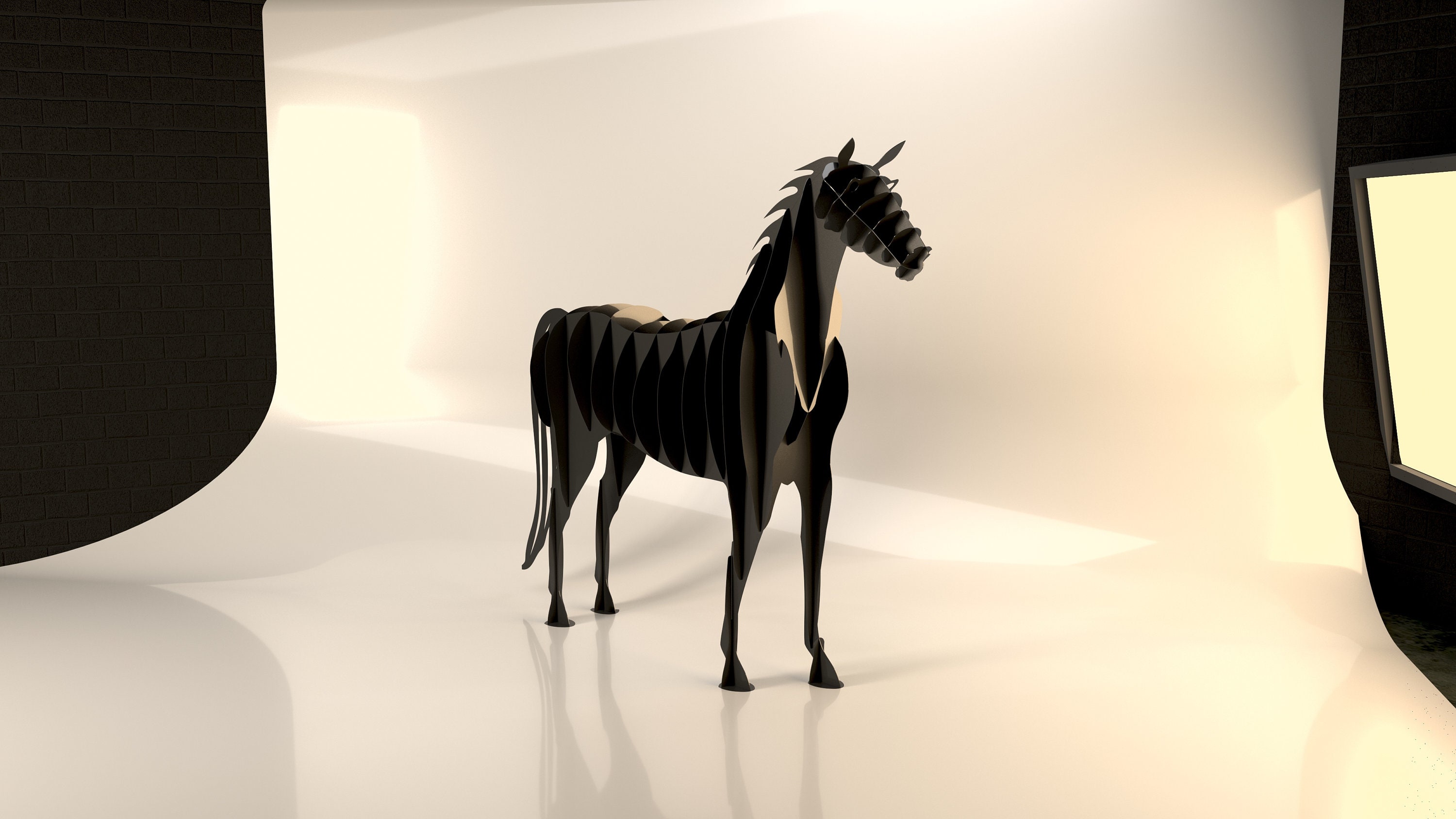 Horse Statue, Garden Decor - Plasma, Laser Design - DXF, DWG Files for ...