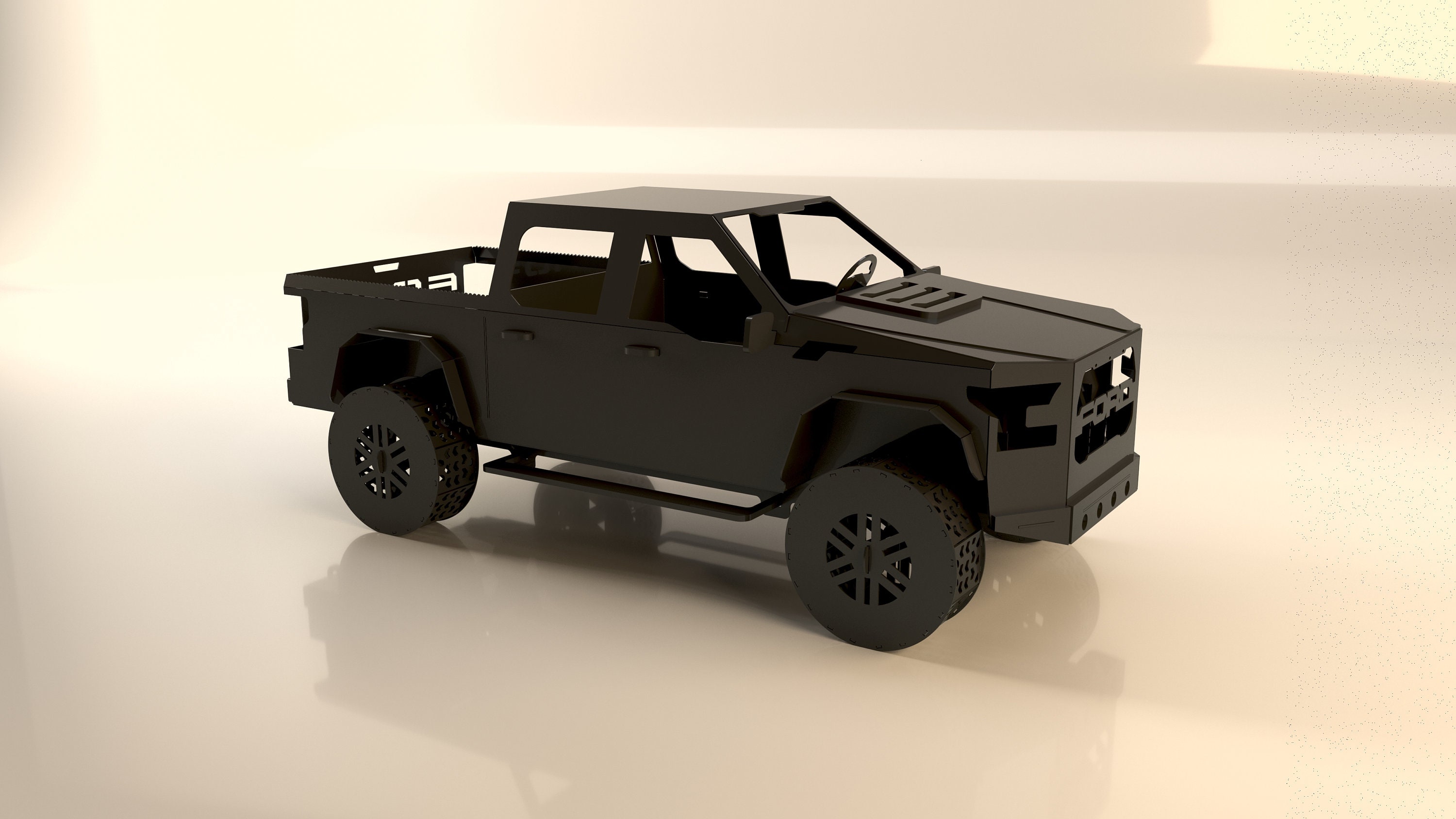F150 Raptor - Truck - Fire Pit - BBQ - Flower Stand - DXF Files for CNC ...