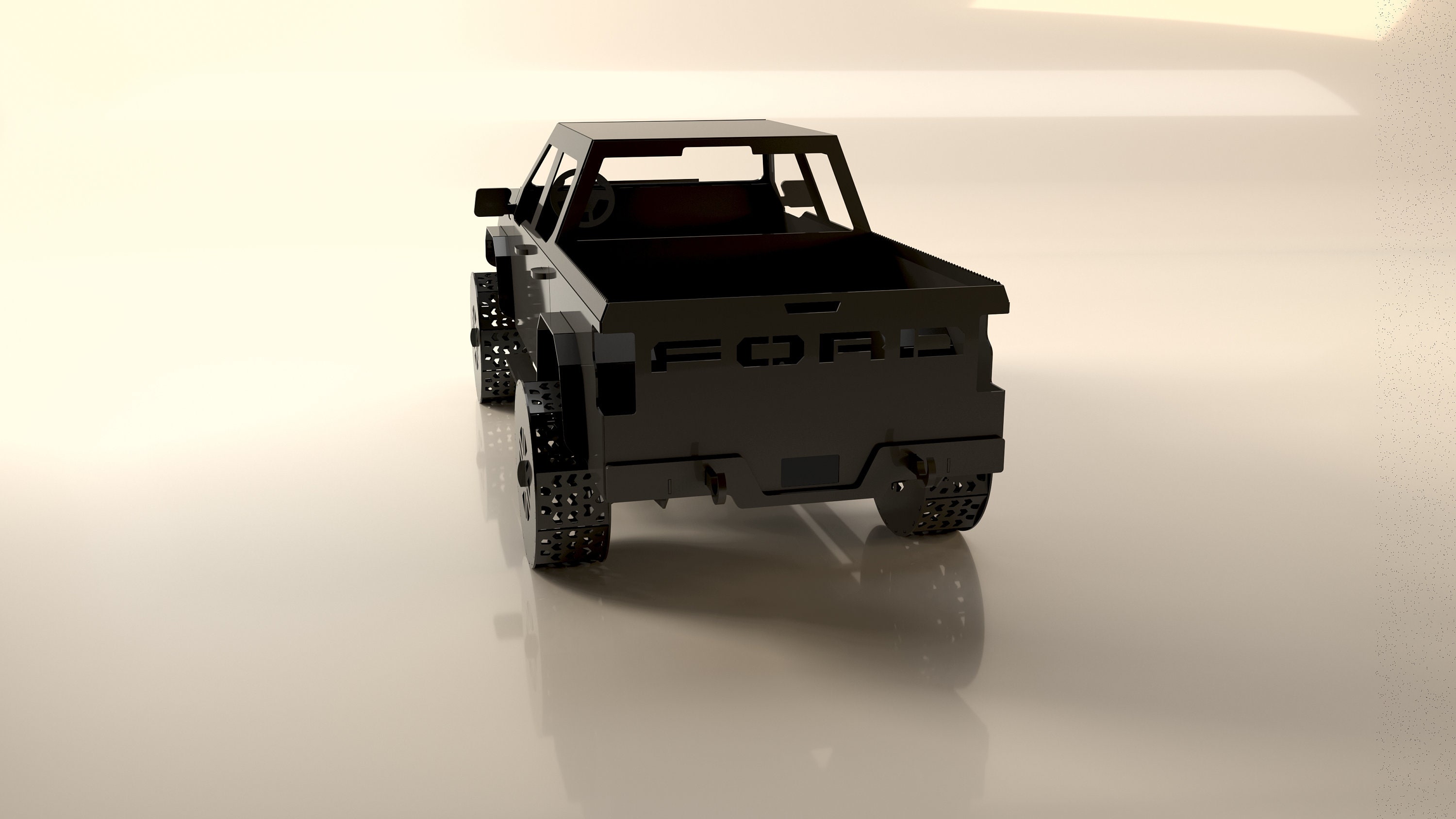 F150 Raptor - Truck - Fire Pit - BBQ - Flower Stand - DXF Files for CNC ...