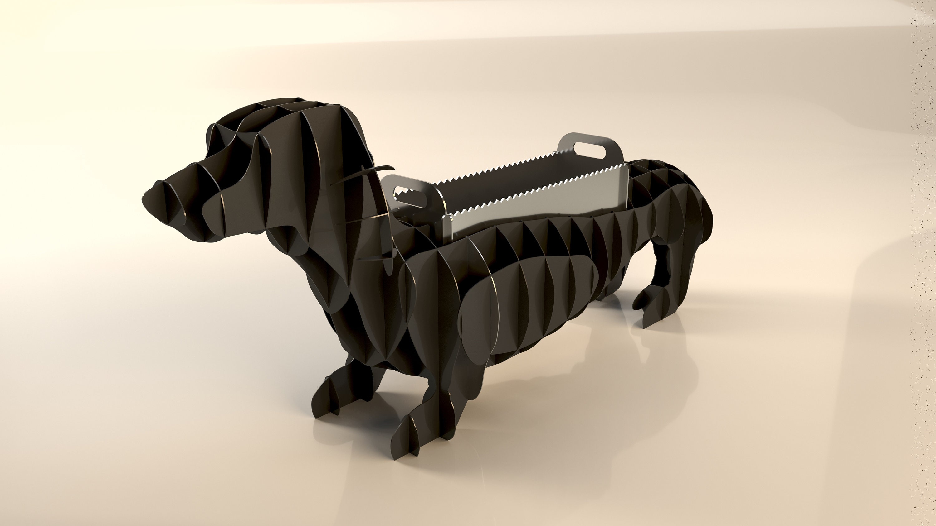 Dachshund - Sausge Dog BBQ - Fire Pit - Animal - DXF Files for Laser or ...