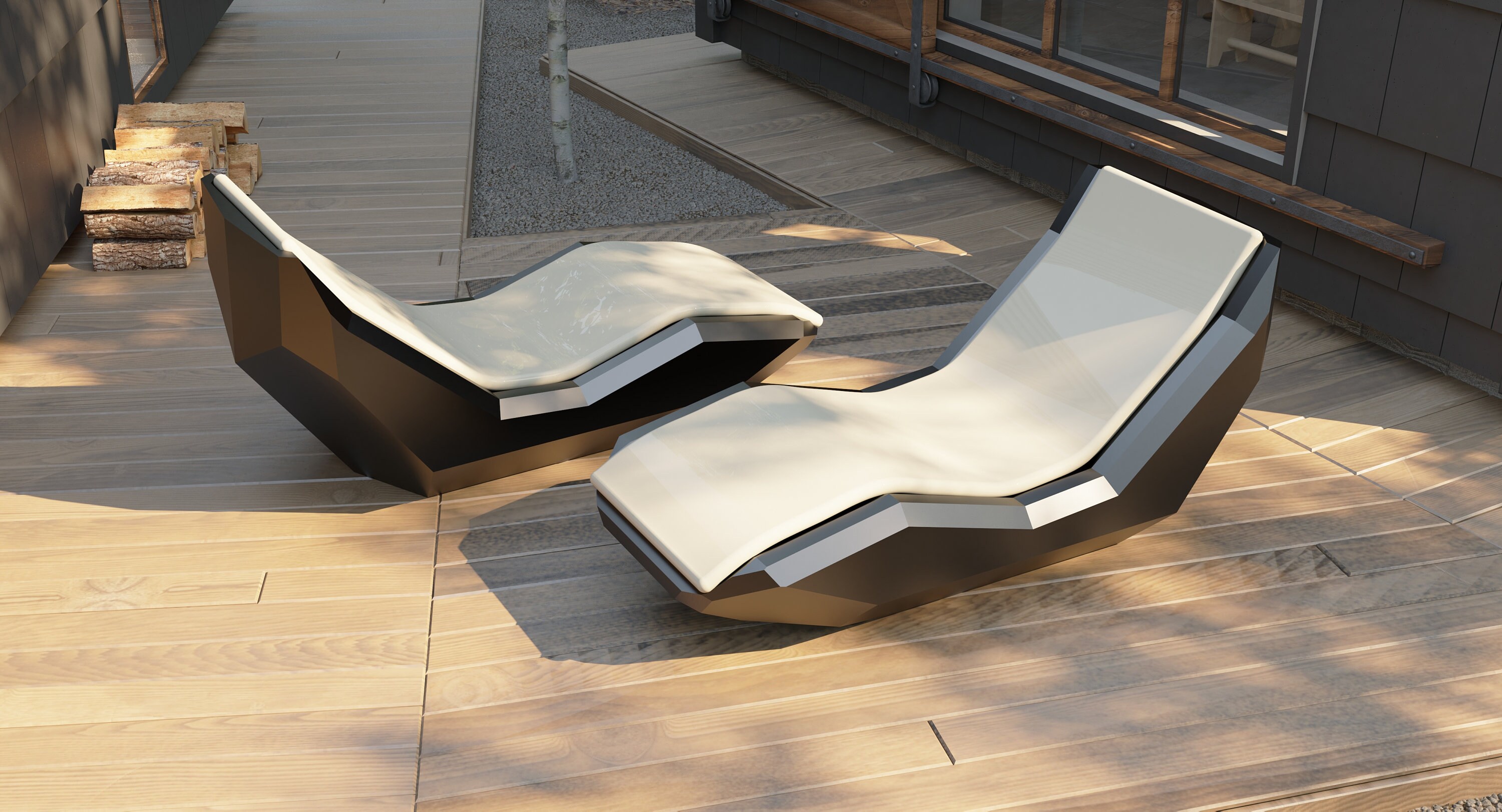 Sun Lounger, Plasma, Laser Design DXF, DWG, Step Files for CNC Laser or ...