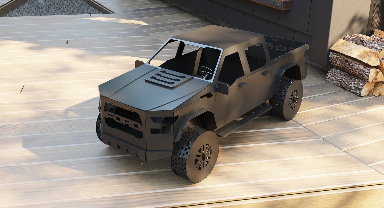 Vehicle Fire Pit Bundle - BBQ - DXF Files, Drawings, Plans for CNC ...