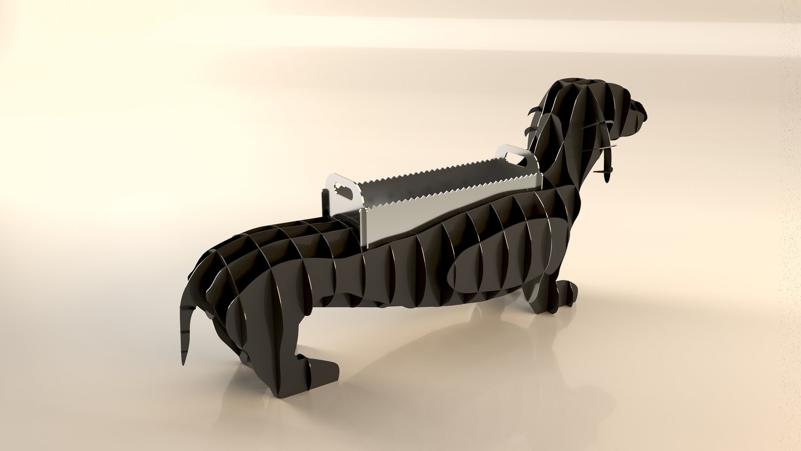 Dachshund - Sausge Dog BBQ - Fire Pit - Animal - DXF Files for Laser or ...