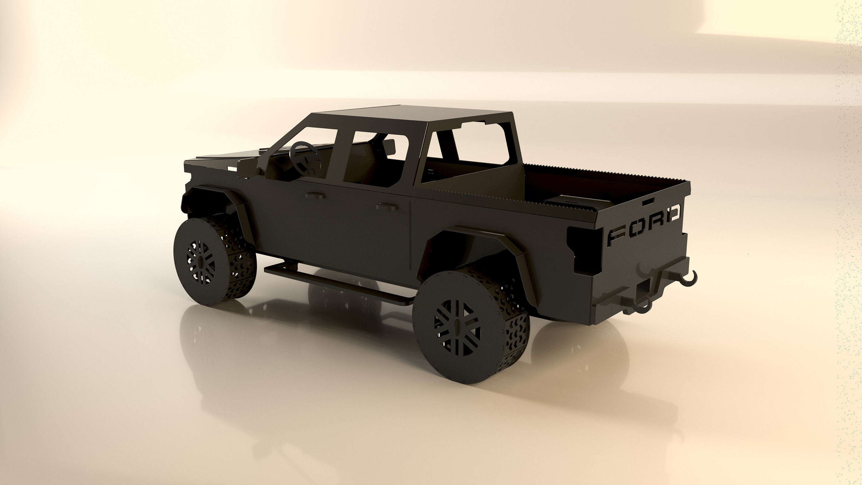 F150 Raptor - Truck - Fire Pit - BBQ - Flower Stand - DXF Files for CNC ...