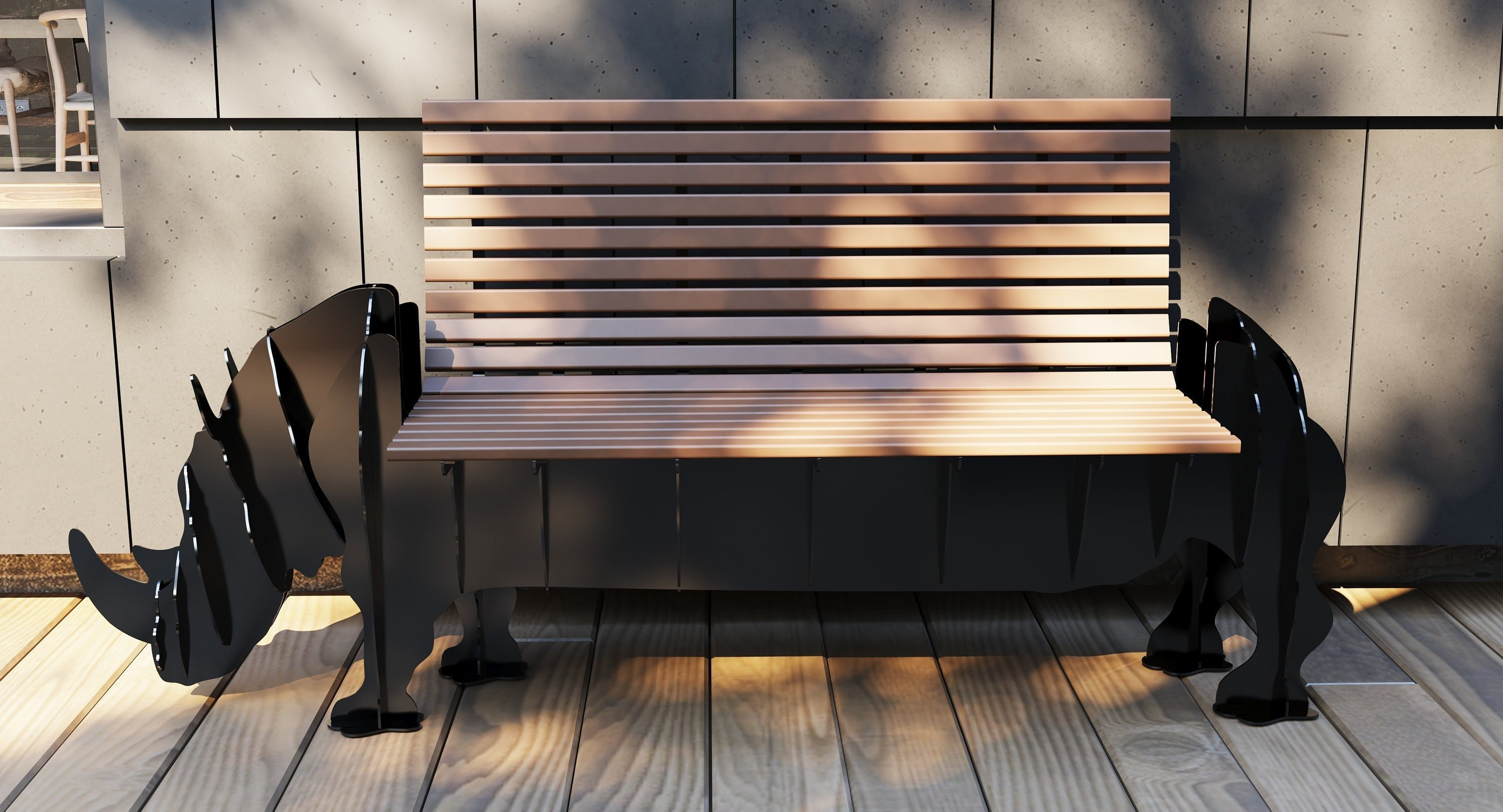 Rhino Bench, Plasma, Laser Design DXF Files for CNC Laser or Plasma ...