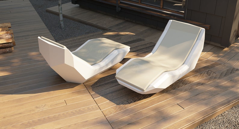 Sun Lounger, Plasma, Laser Design DXF, DWG, Step Files for CNC Laser or ...