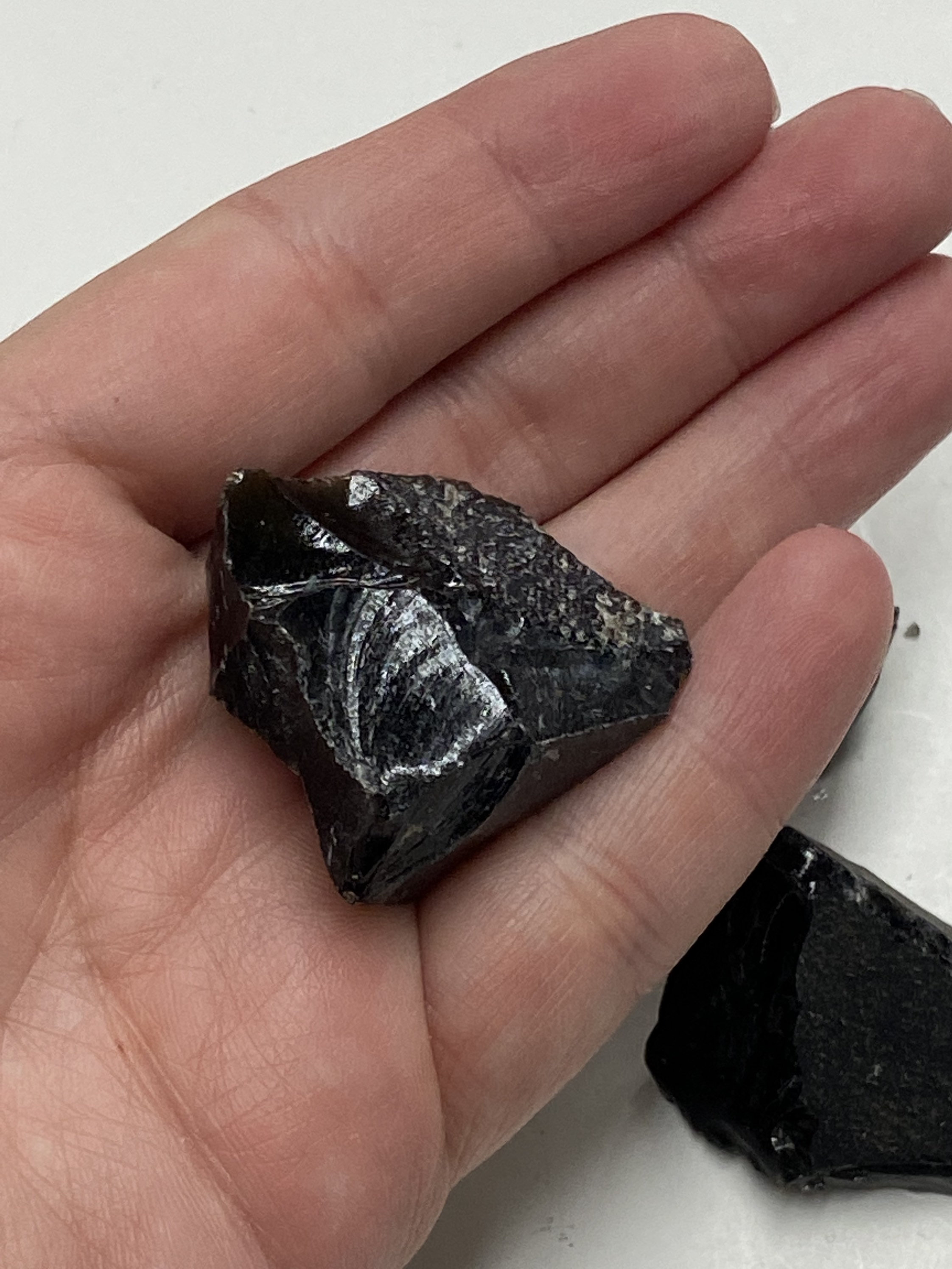 One Rough Obsidian Chunk, Obsidian Chunk, Raw Obsidian, Black Obsidian ...