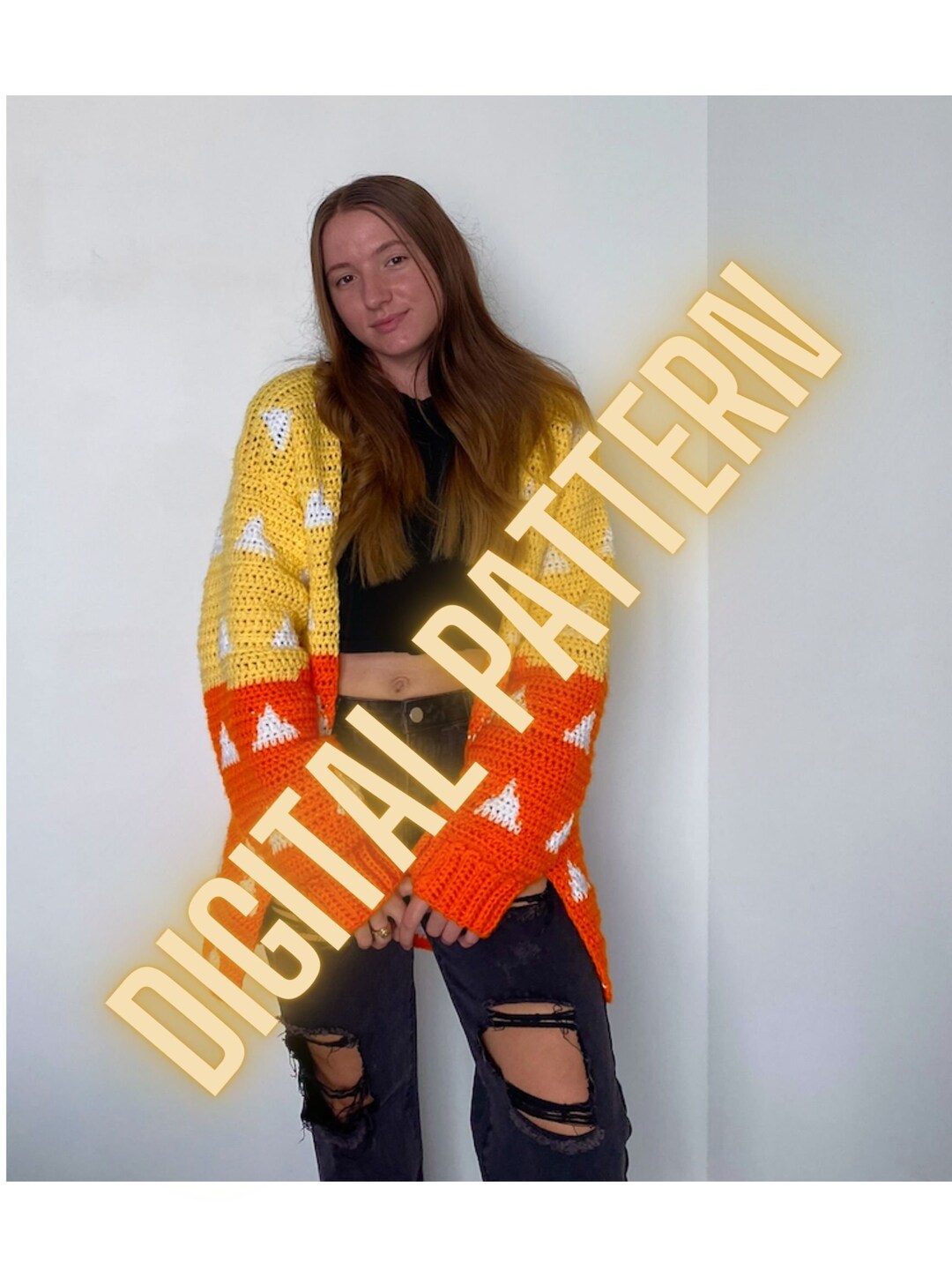 Sunset Triangle Cardigan *DIGITAL PATTERN* - Etsy