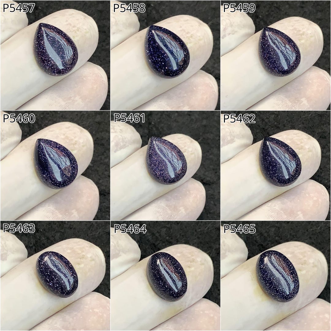 Blue Sand Stone Doublet Gemstone Smooth Mix Shape Cabochon High Quality ...