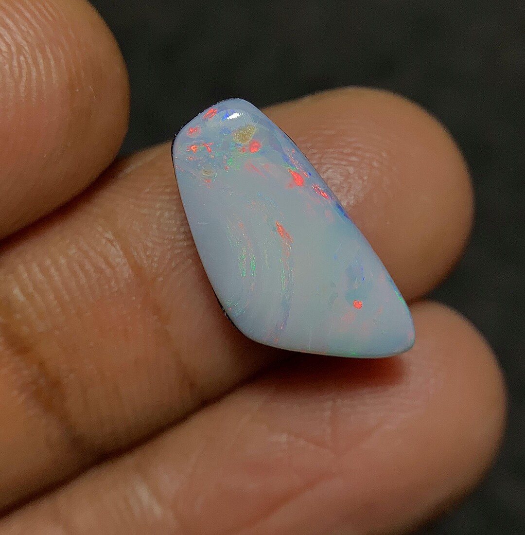 100% Natural Australian Opal Smooth Freeform Cabochon Loose Gemstone ...