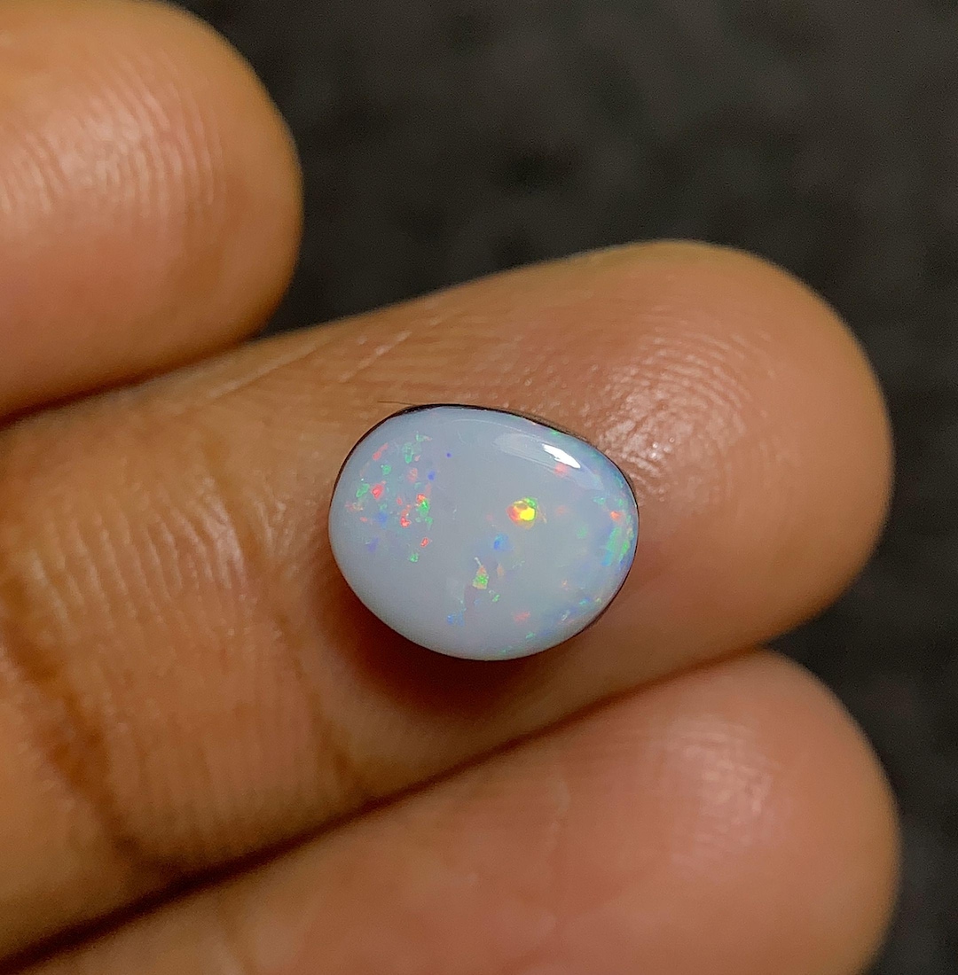 100% Natural Australian Opal Smooth Freeform Cabochon Loose Gemstone ...