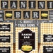 Build Your Own PANINI Food Bar Buffet Sign + Buffet Cards ...