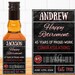 Personalized Whiskey Bottle Label, Retirement Whiskey Label, Retirement ...