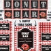 Build Your Own DONUT Food Bar Buffet Sign + Buffet Cards + Personalized ...