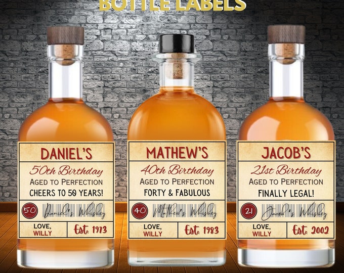 Sweet Life Custom Labels for Honey Whiskey Custom Whiskey Bottle Labels ...