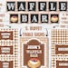 Build Your Own WAFFLE Bar | Buffet Cards, Buffet Signs, Personalized ...