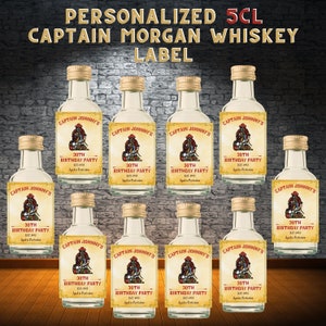 Printable Custom RUM Bottle Label Template, Fits All Size Bottle - 5CL ...