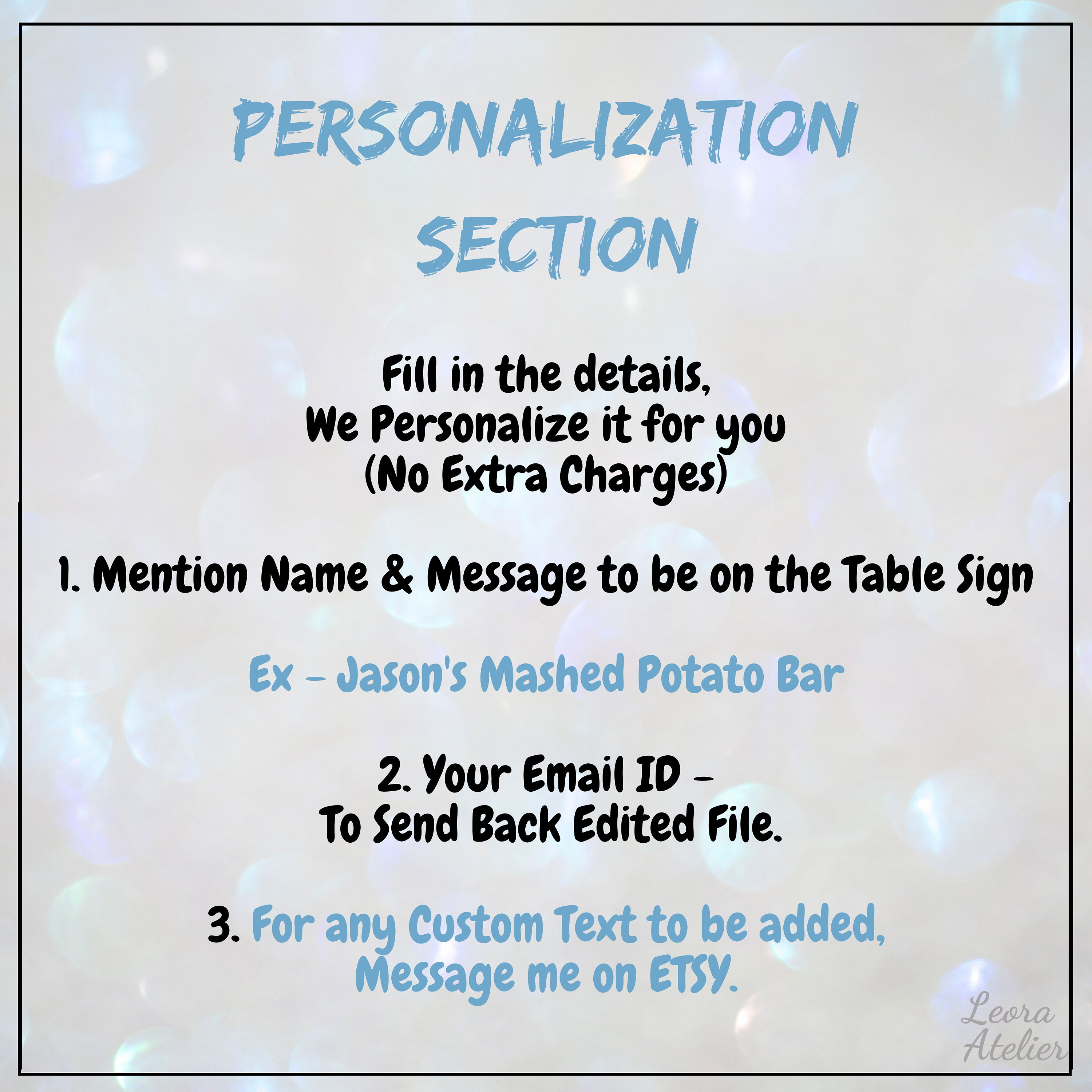 Mashed Potato Bar Buffet Table Sign, Mashed Potato Station Sign ...