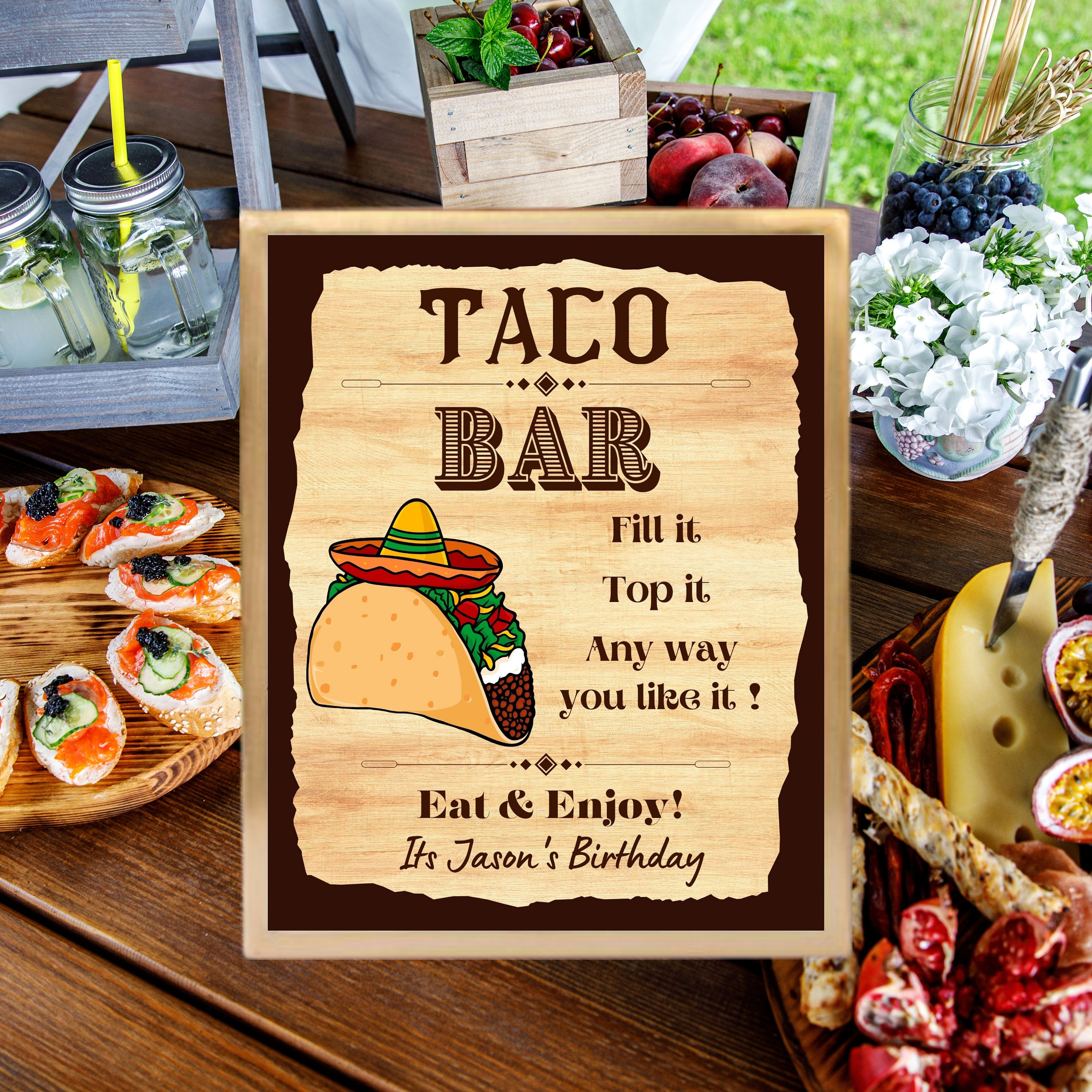 Taco Bar Party Ideas