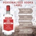 Printable Personalized Vodka Bottle Label Size 35CL, 70CL, 100% Editable Text, Any Name & Age ...