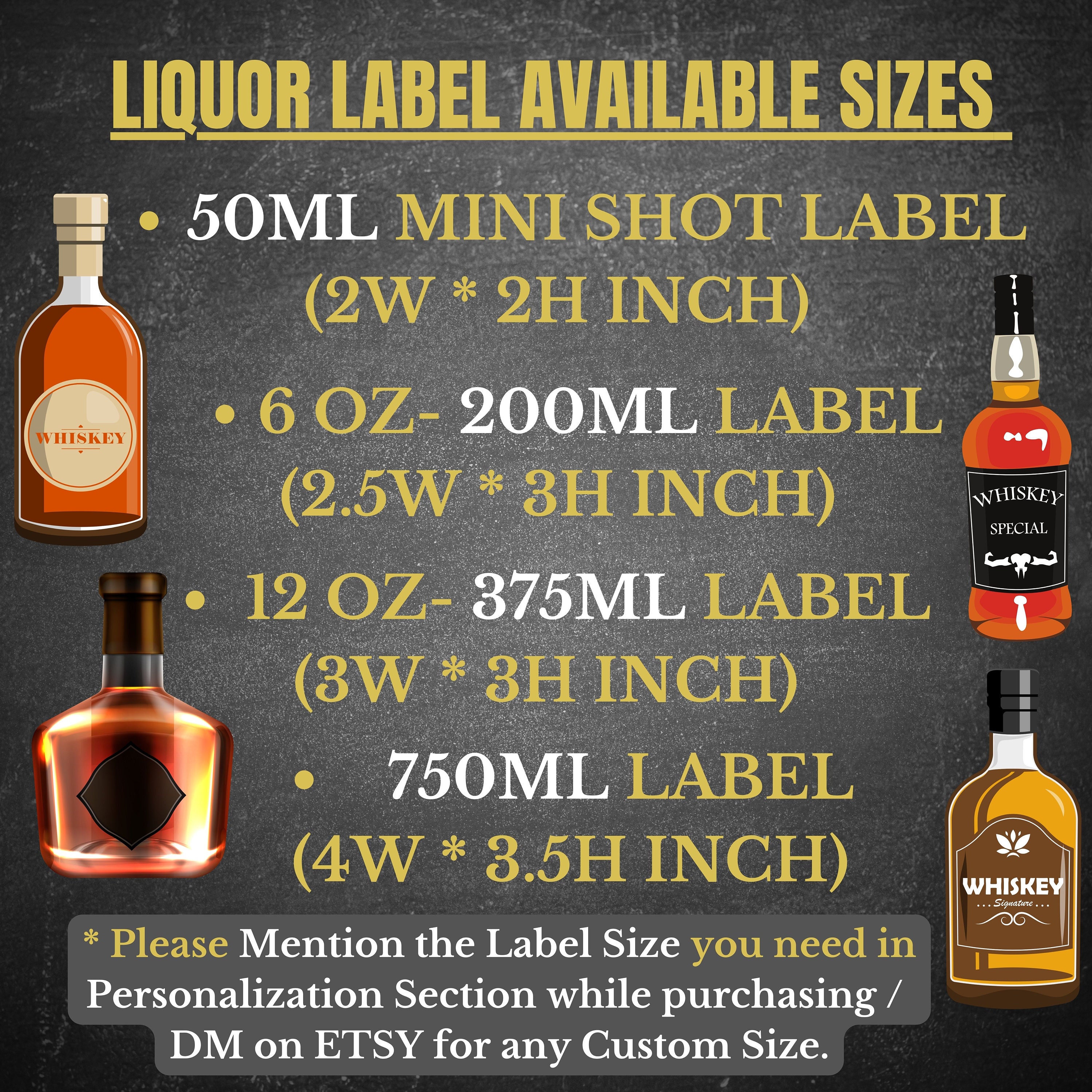 Custom Whiskey Bottle Label Stickers, Personalized Groomsmen Proposal ...