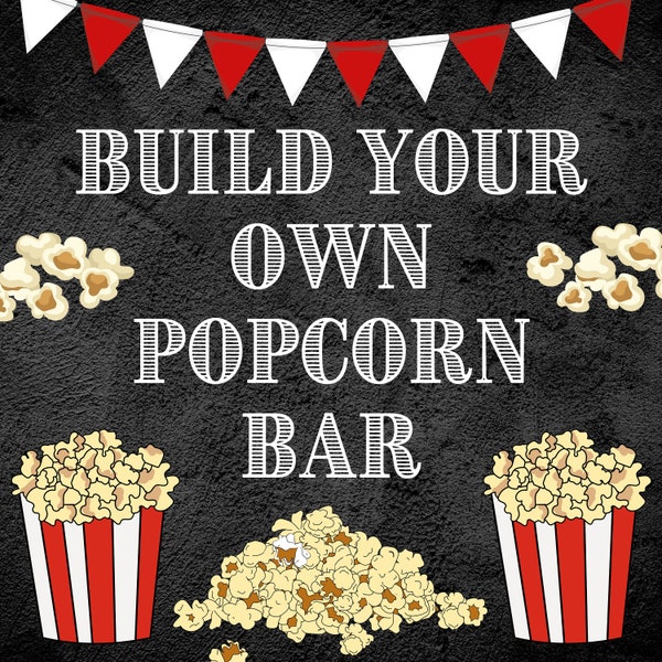 Popcorn Bar - Etsy