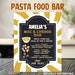 Build Your Own PASTA Bar, Food Bar Poster Signs, Pasta Station, Custom ...