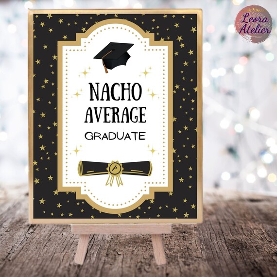 Happy Graduation Table Sign 8 10 Sign Template Printable | Etsy