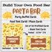 Build Your Own PASTA Food Bar Buffet Sign Buffet Cards Personalized ...