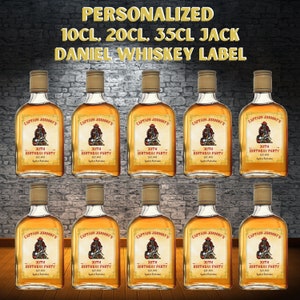 Printable Custom RUM Bottle Label Template, Fits All Size Bottle - 5CL, 20CL, 35CL, 70CL & 1 ...