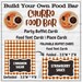 Build Your Own CHURRO Food Bar Buffet Sign Buffet Cards Personalized ...