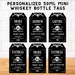 Printable Custom Mini Whiskey Bottle TAGS, Fits Mini Whiskey Bottle ...
