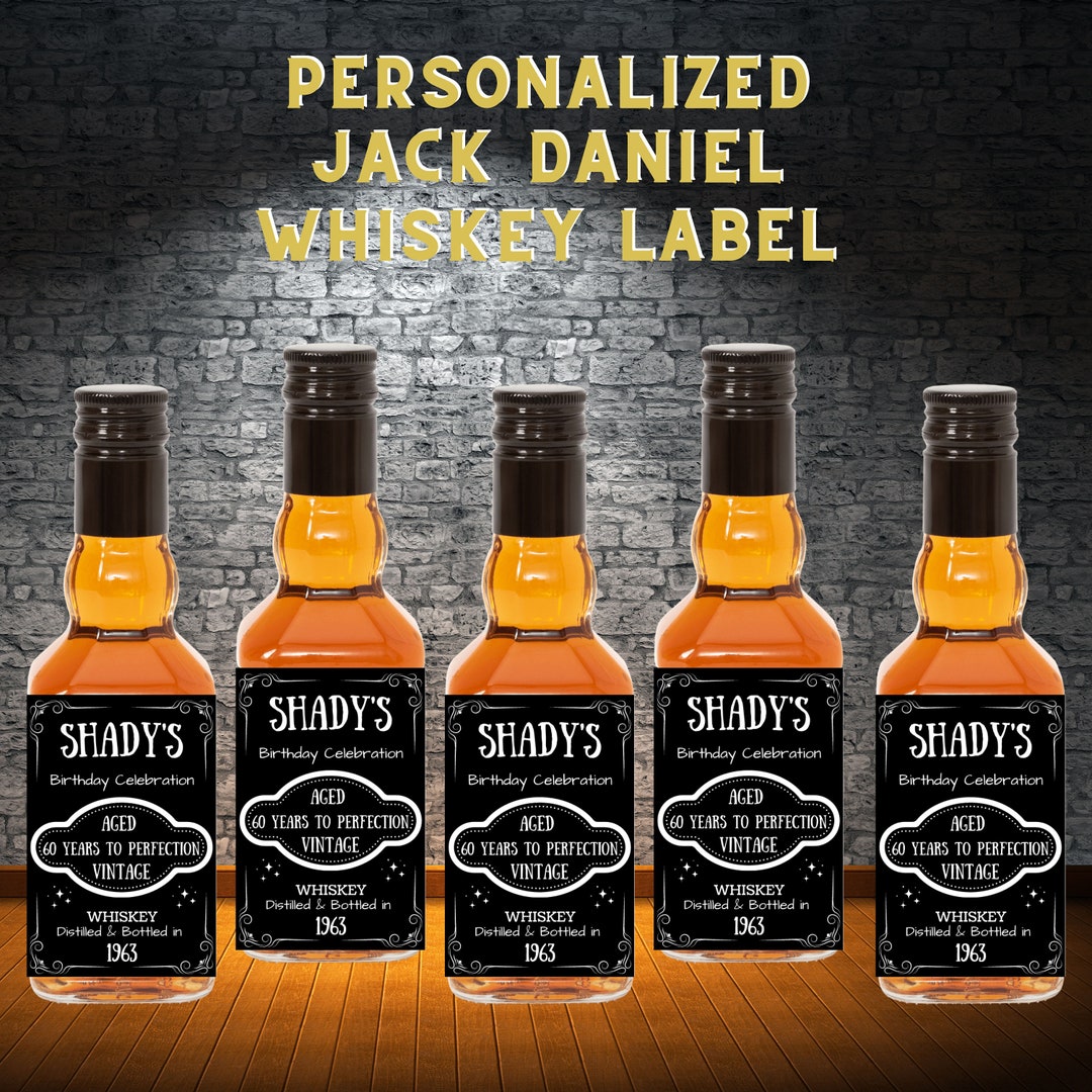 Printable Custom Whiskey Bottle Label Template Fits Whiskey - Etsy