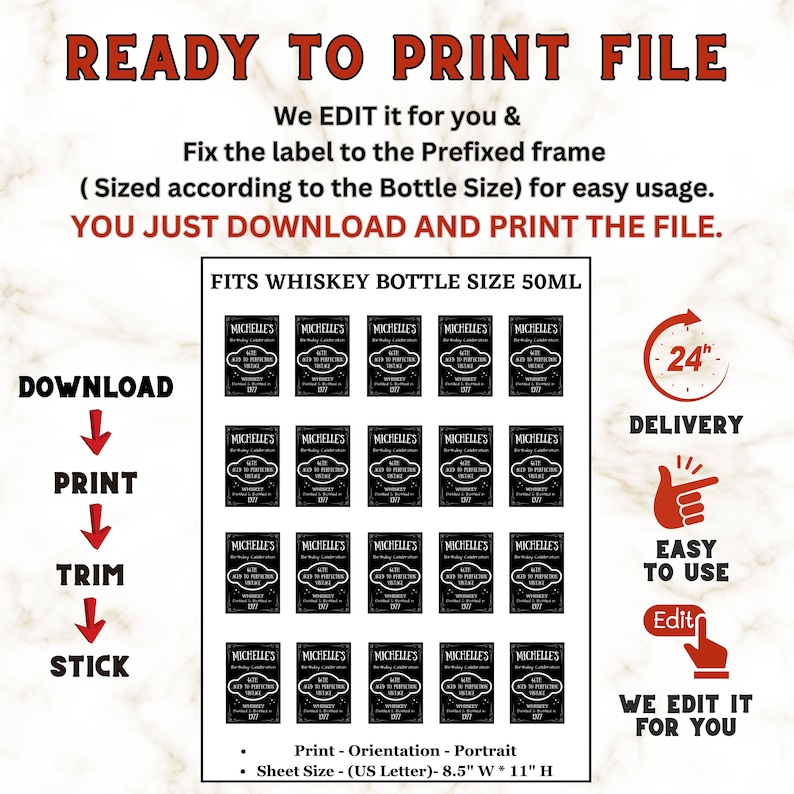 We Edit You Print, Printable Custom BEER Bottle Label, Fits Bottle Size 12oz, Baby is Brewing ...