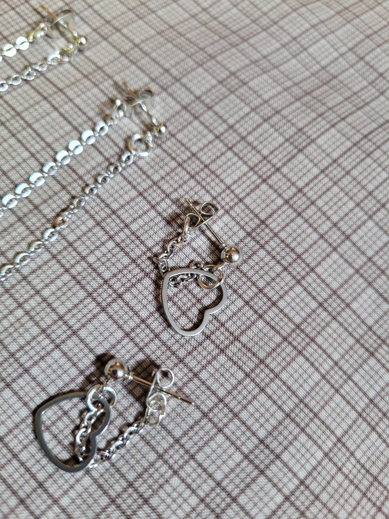 3 DESIGNS Kpop Idol Girl Group Heart Dangle Drop Chain - Etsy