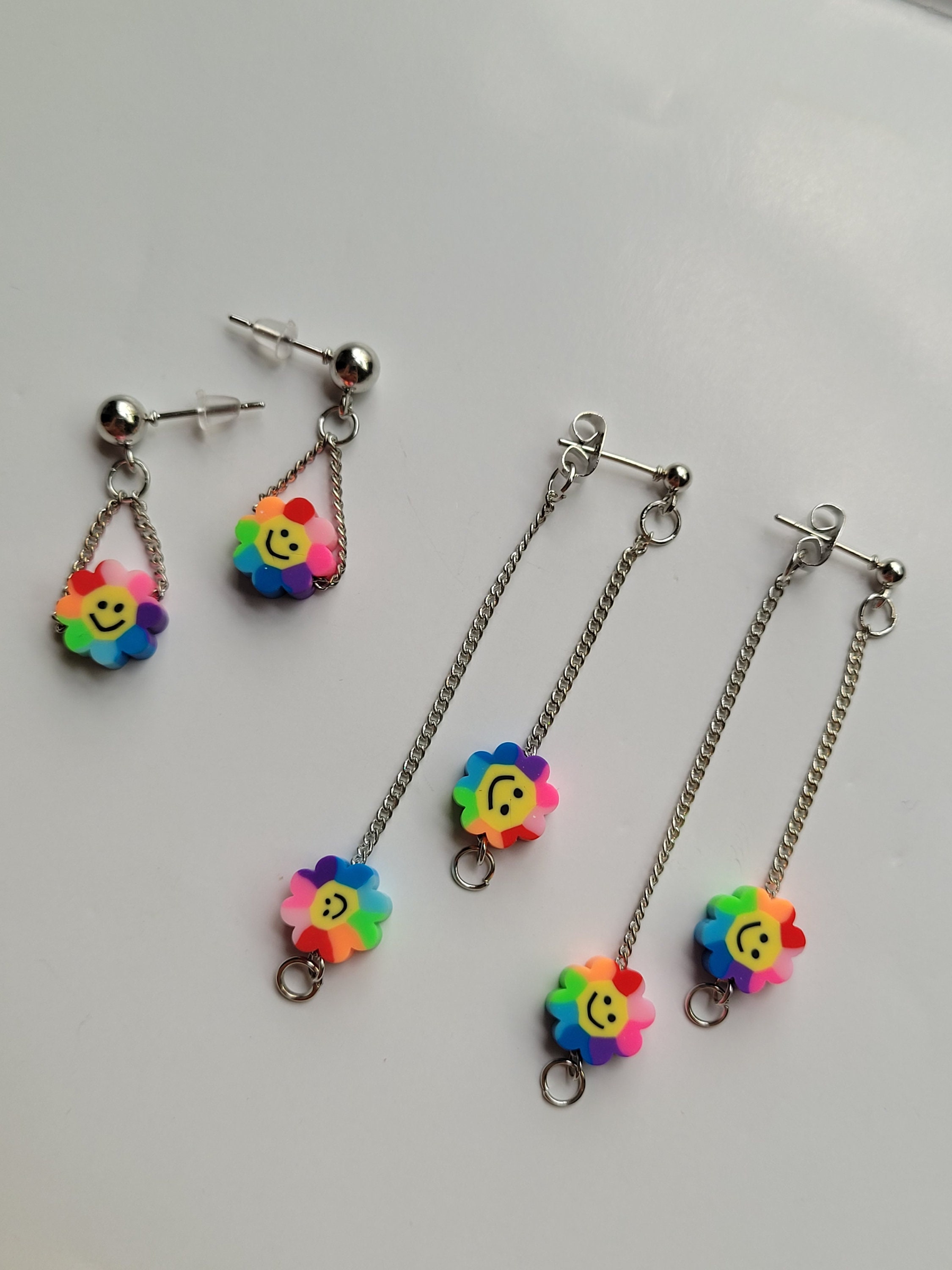 Hobicore BTS Jhope Hopeworld Earrings Dangle Chain Hoop Stud | Etsy