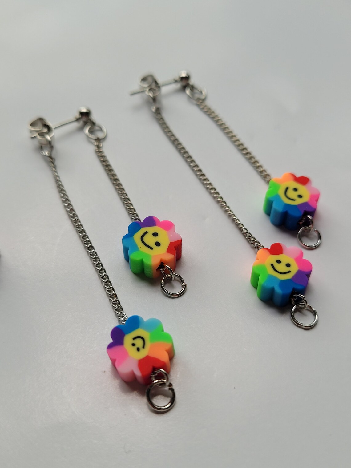 Hobicore BTS Jhope Hopeworld Earrings Dangle Chain Hoop Stud | Etsy