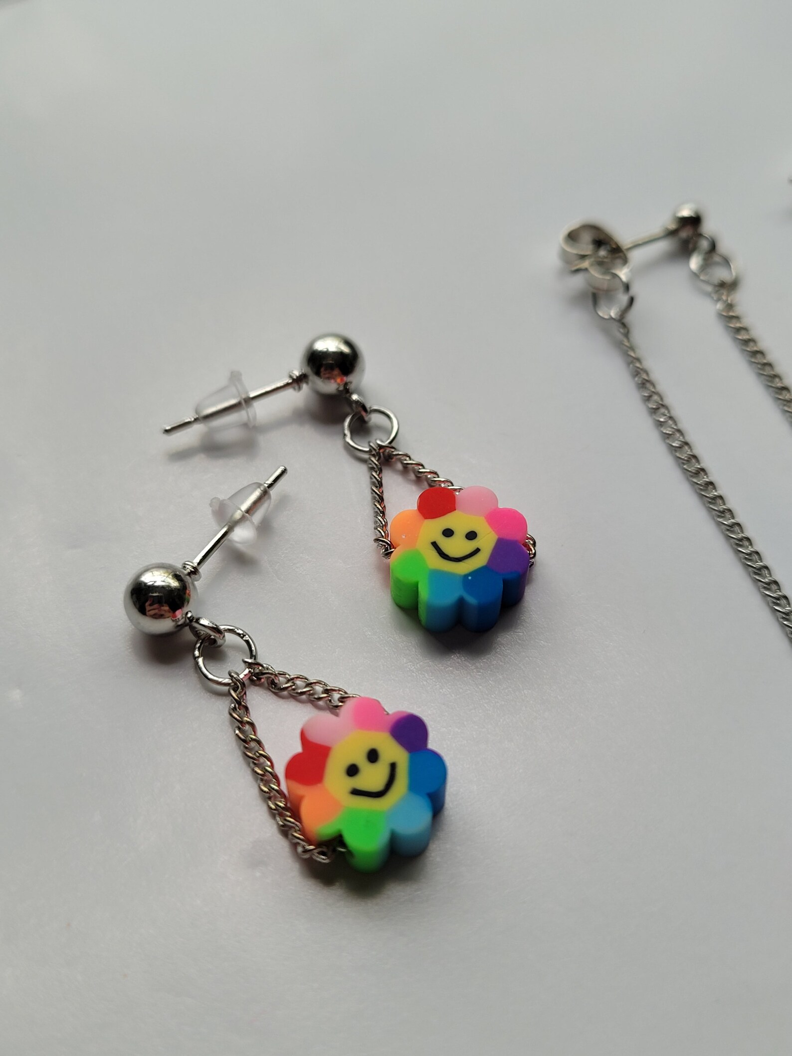 Hobicore BTS Jhope Hopeworld Earrings Dangle Chain Hoop Stud | Etsy