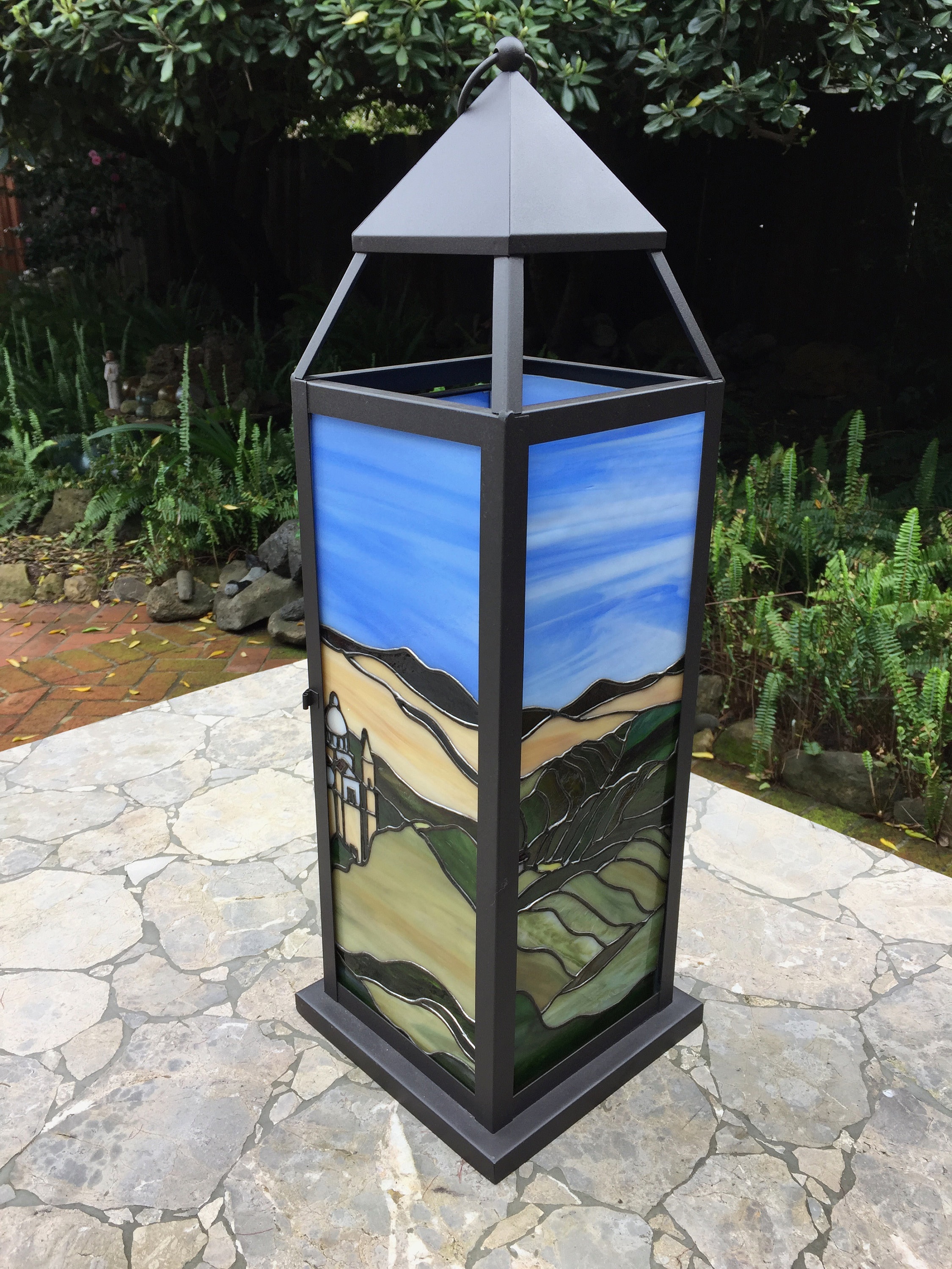 Stained Glass Lantern - Etsy