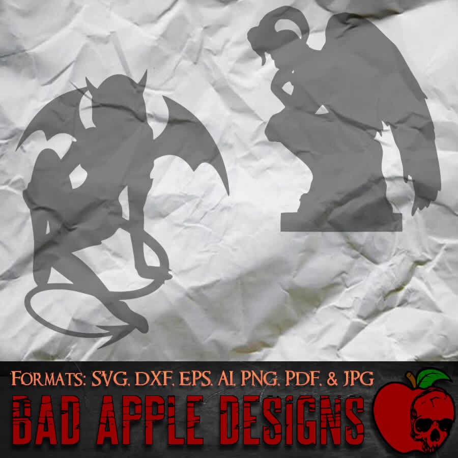 Devil Demon BADDEST Bundle 2 High Resolution Svg AI Png - Etsy