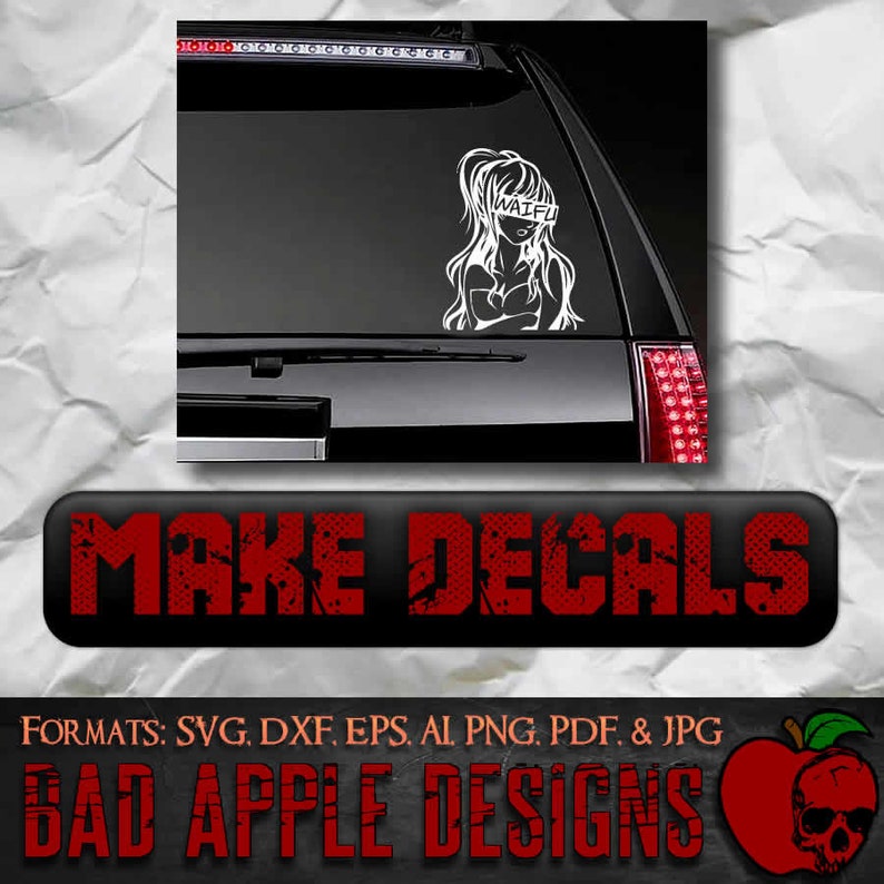 Waifu 1 High Resolution Svg, AI, Png and MORE - Etsy