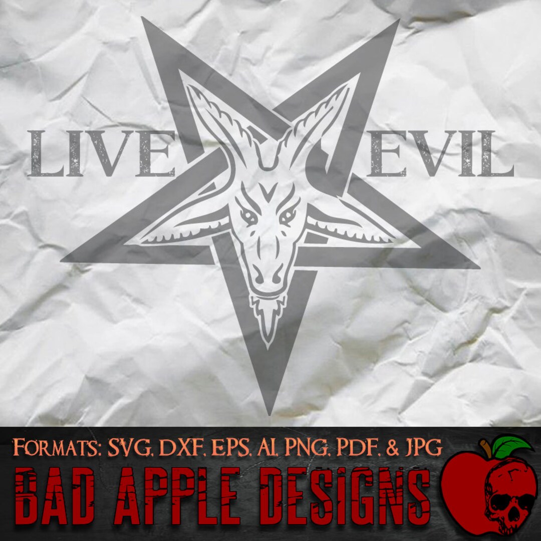 Live Evil 1 - High Resolution Svg, AI, Png and MORE! - Etsy