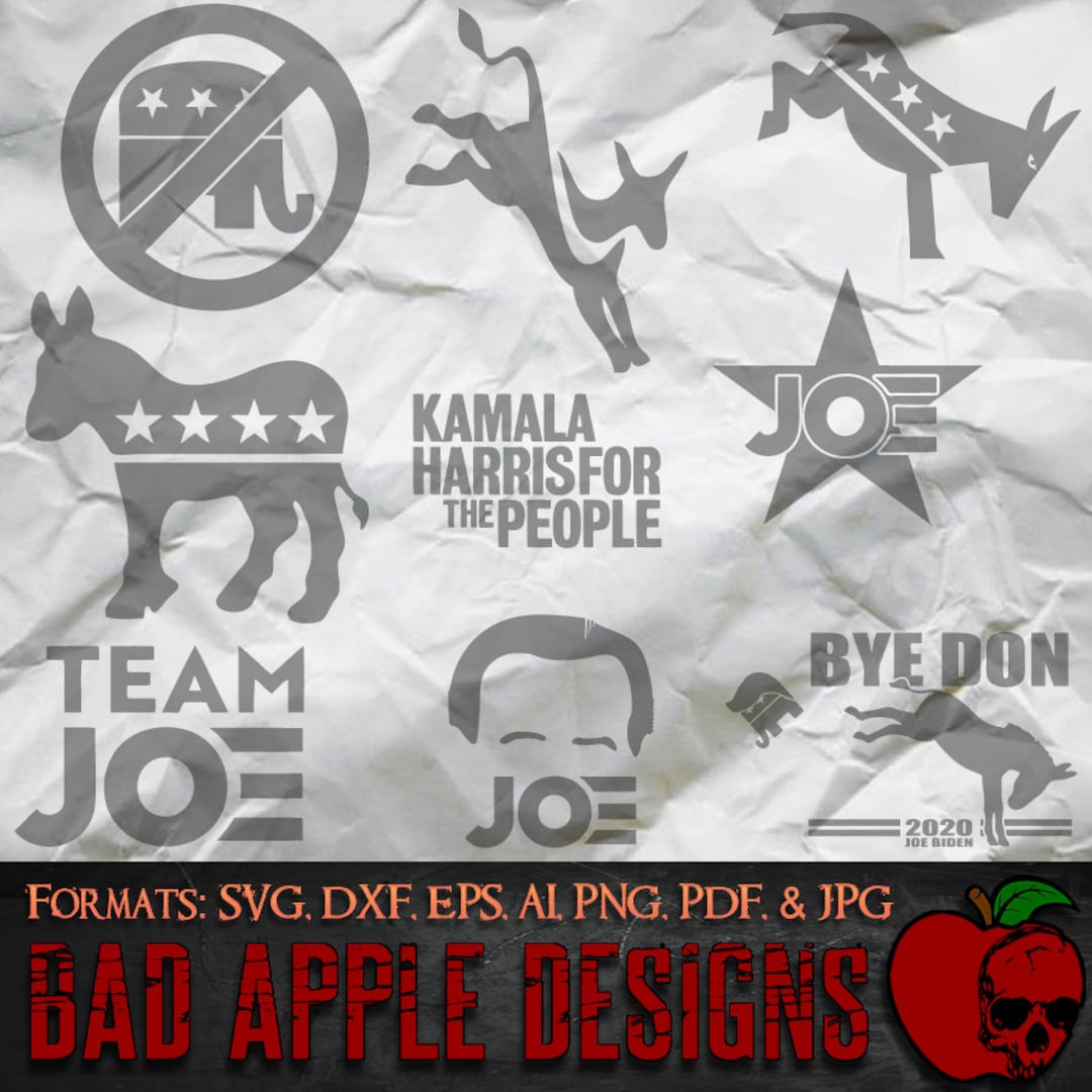 Democrats Bundle 1 - High Resolution Svg, AI, Png and MORE! - Etsy