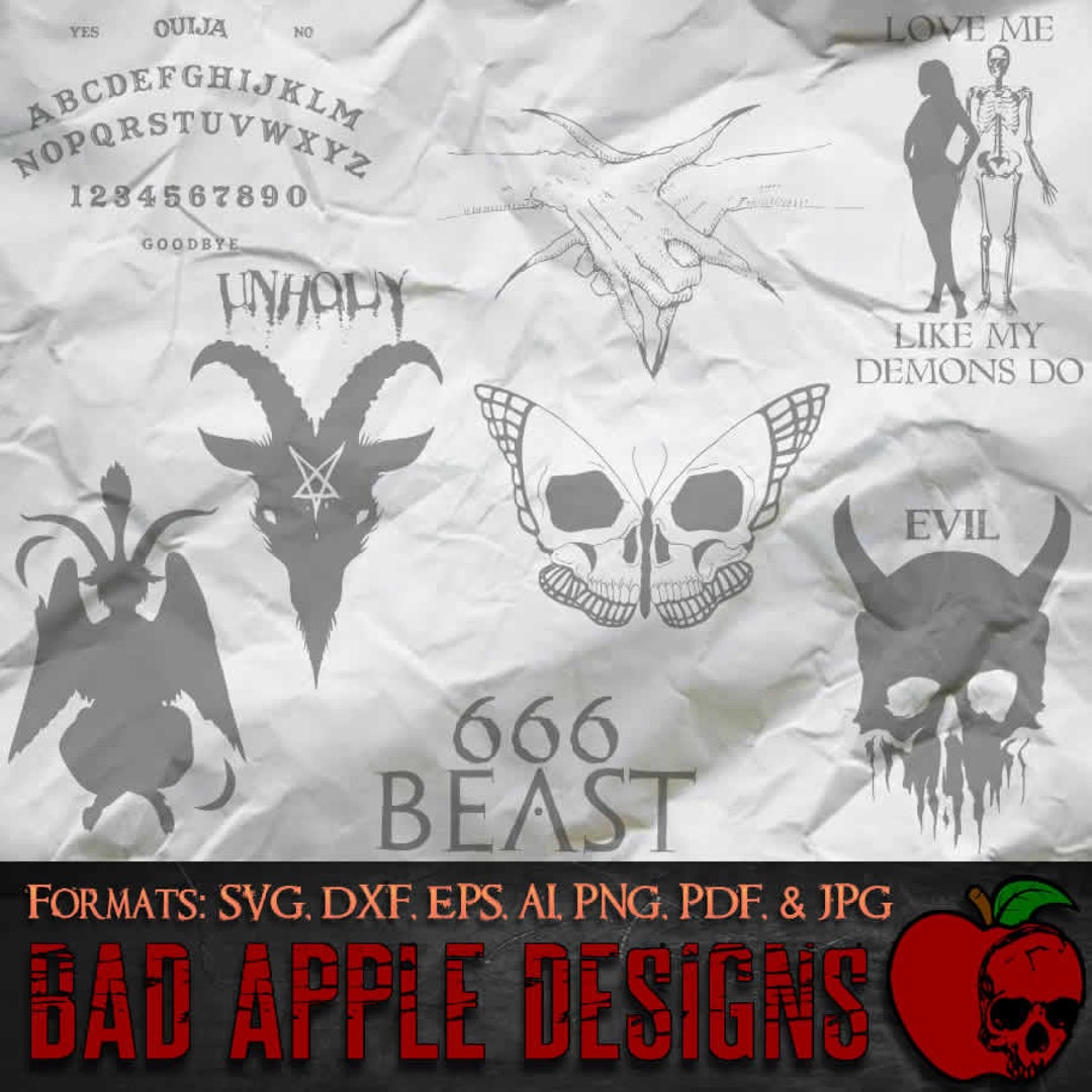 Evil Bundle 9 - High Resolution Svg, AI, Png and MORE! - Etsy