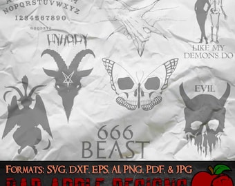 Evil Bundle 12 High Resolution Svg, AI, Png and MORE - Etsy