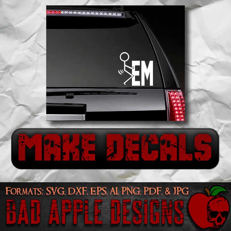 Fck Em 1 High Resolution Svg, AI, Png and MORE - Etsy