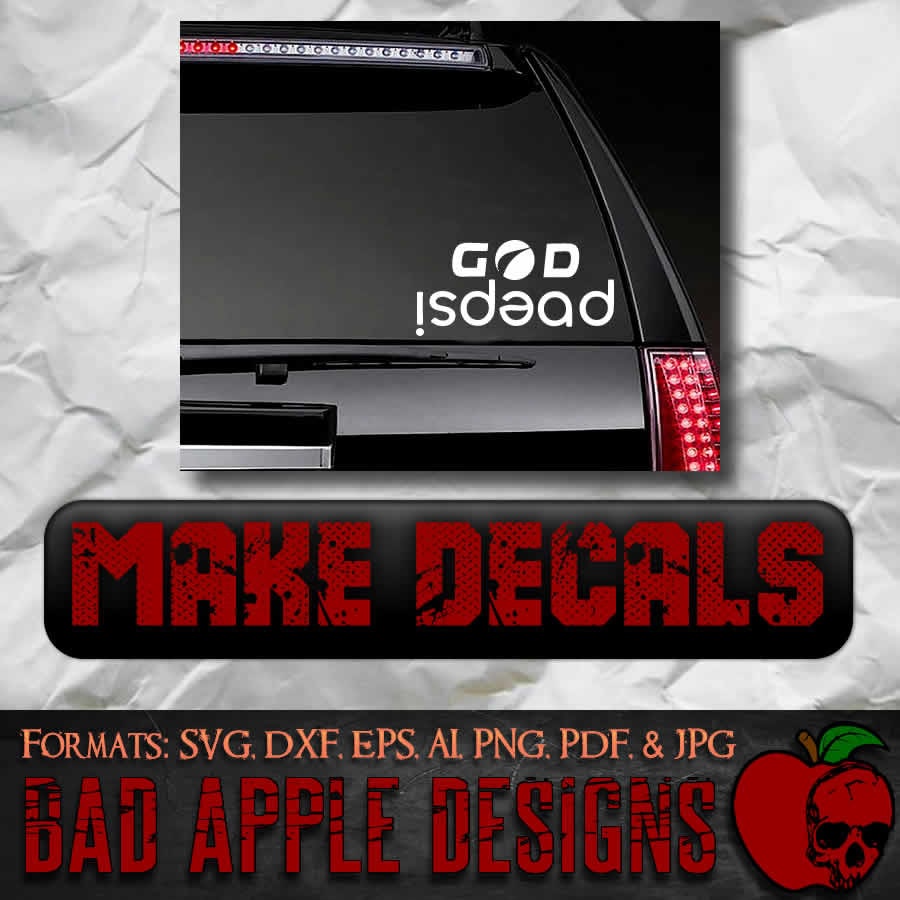 God is Dead - Pepsi Parody 1 - High Resolution Svg, AI, Png and MORE ...
