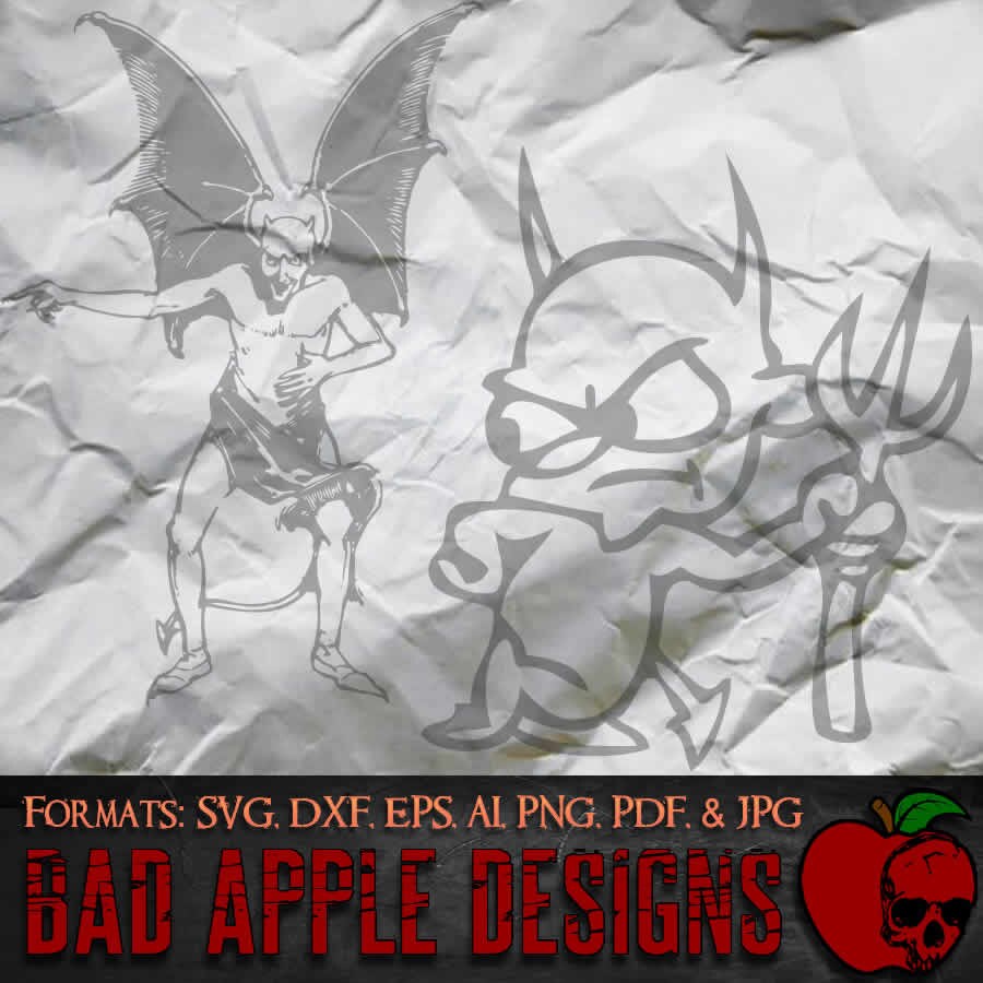 Devil Demon BADDEST Bundle 2 High Resolution Svg, AI, Png and MORE - Etsy
