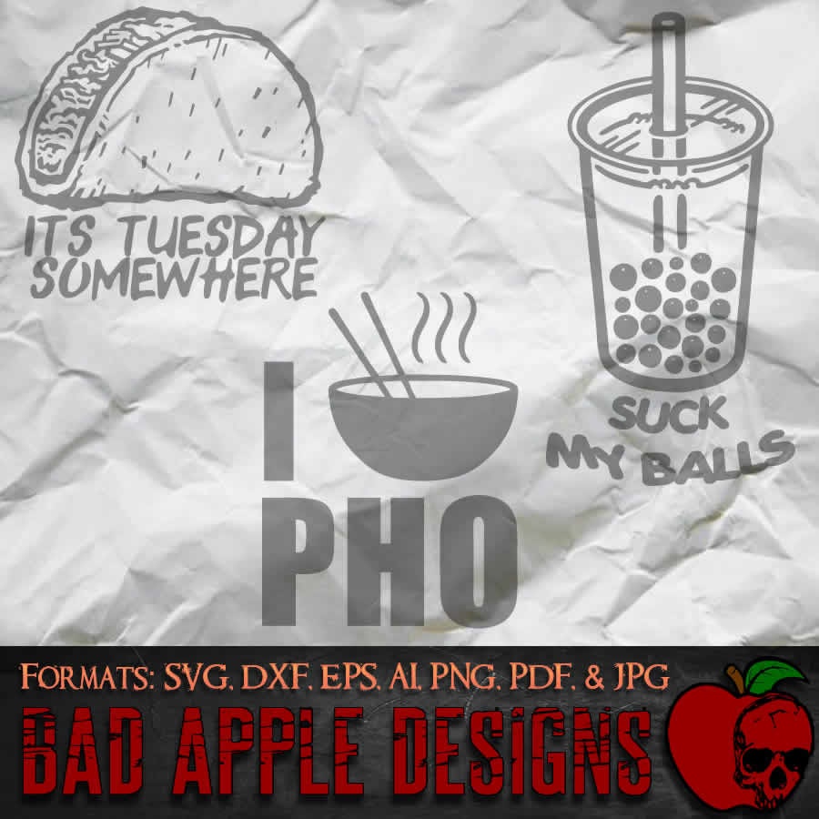 Food Addict Bundle 3 High Resolution Svg AI Png and MORE - Etsy